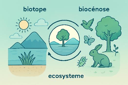 Écologie : Biotope et Biocénose - Définition et Composantes